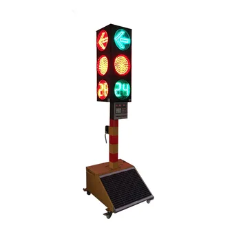 300mm Solar Mobile Portable Traffic Light For Emergency - Buy Mobile ...