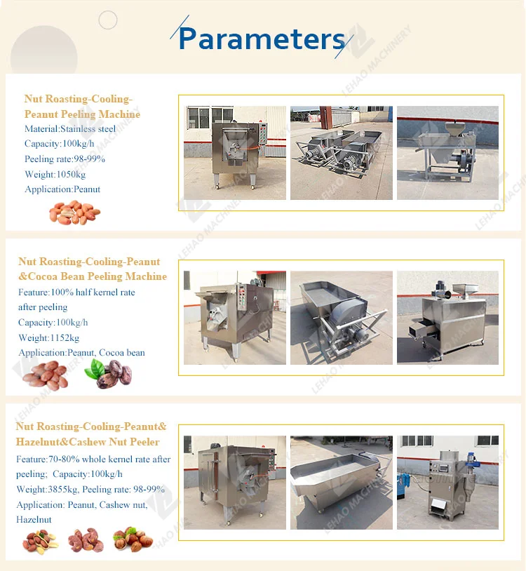 Industrial Peel Peanut Roaster Electric Groundnut air Type Peeling ...