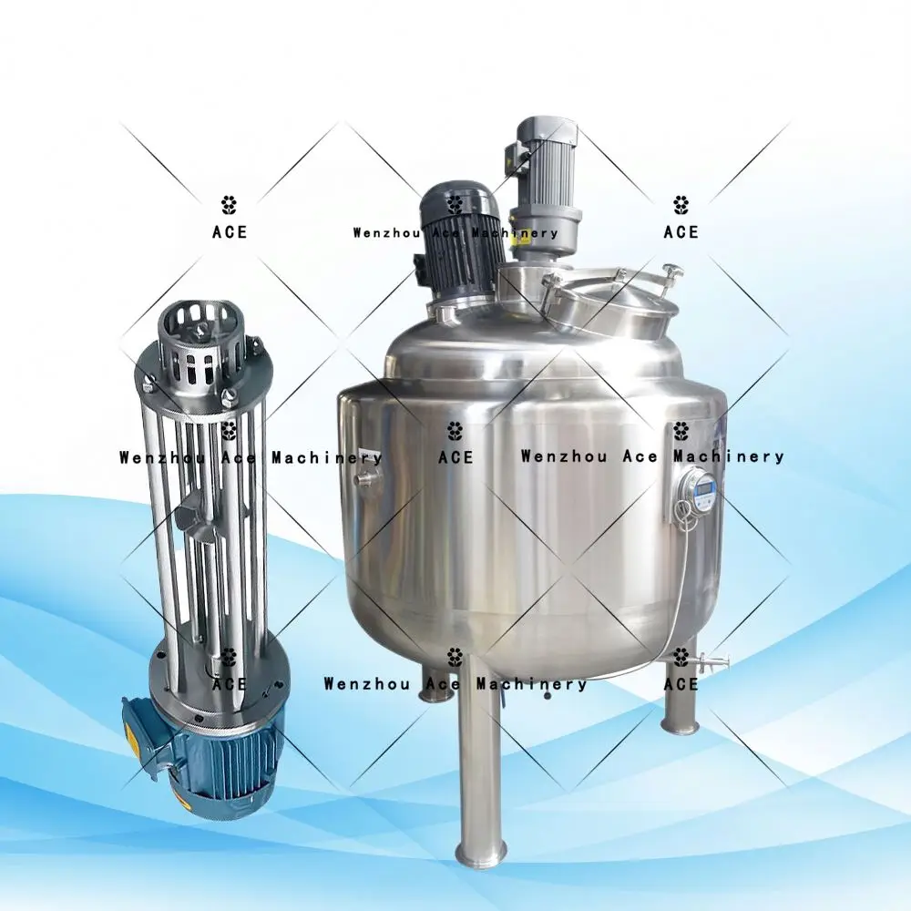 Ace Stainless Steel 1000L Liquid Soap Washing Powder Making Machine ...