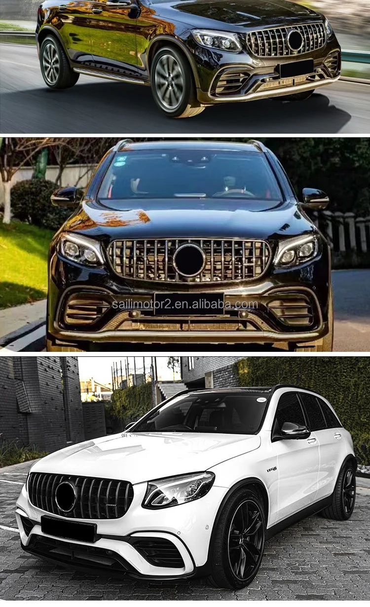 Car Modification Front Rear Bumper Modifications Body Kit For Mercedes ...