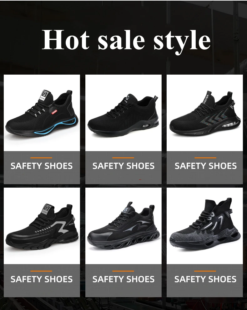 Professional Custom Safety Shoes High Quality Steel Toe Antislip Water ...