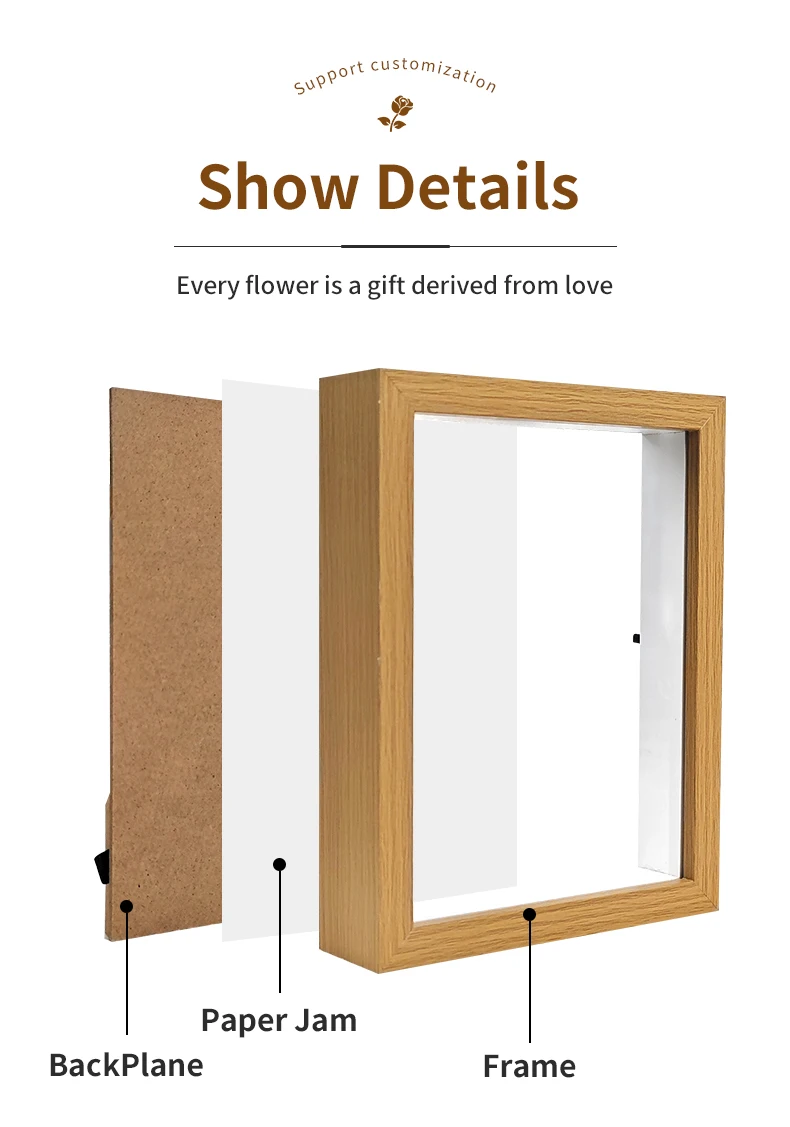 Creative A4 Size Black Shadow Box Frame Rectangle Style for Portrait ...