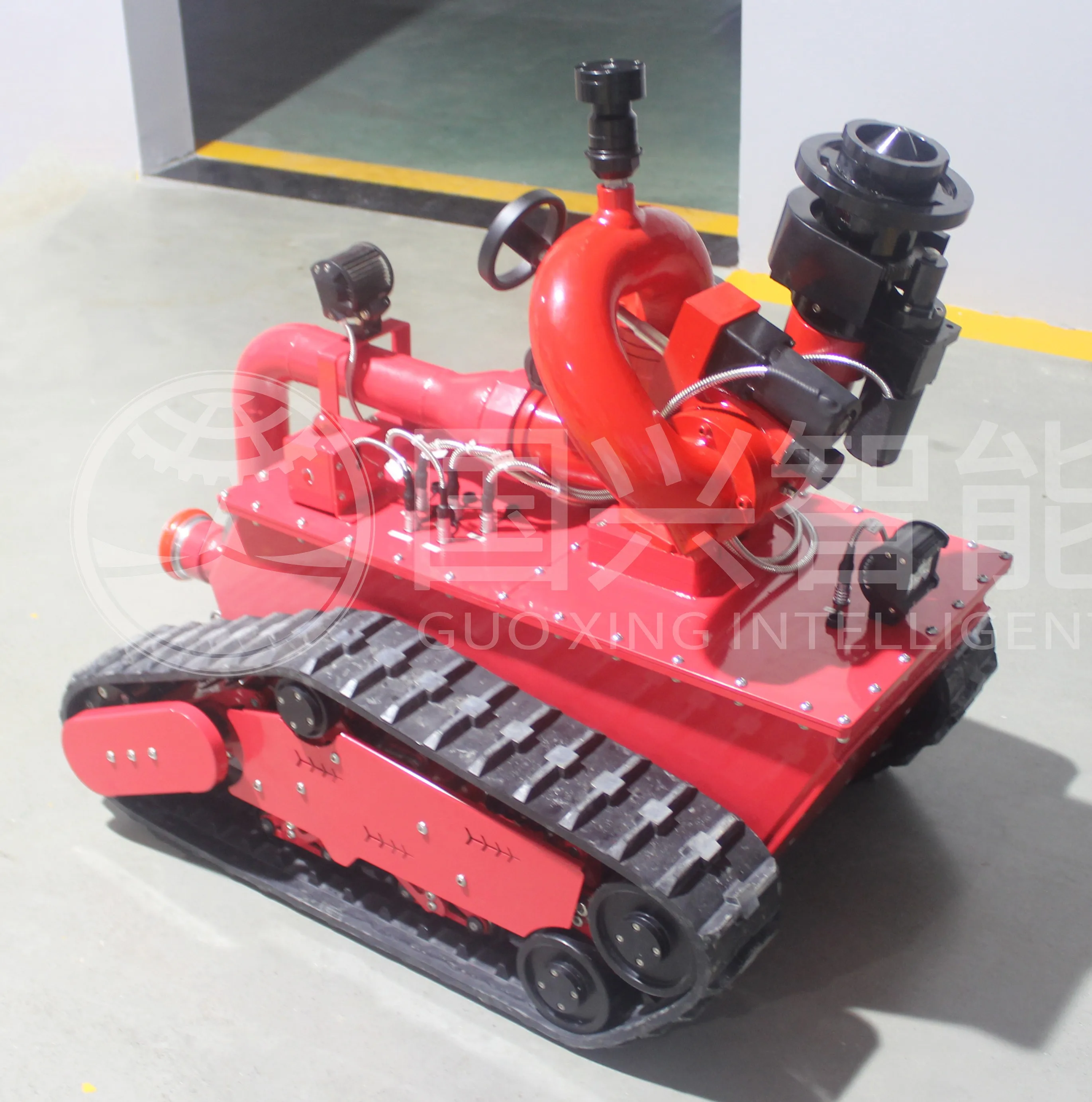 Remote Control Fire Fighting Water Cannon Tracking Rxr-m40d-plt1000 ...