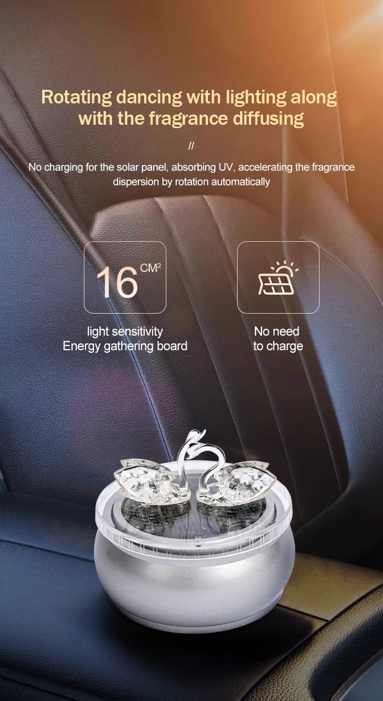 Solar Seat Car Mounted Perfume For Removing Odor In The Car Air ...