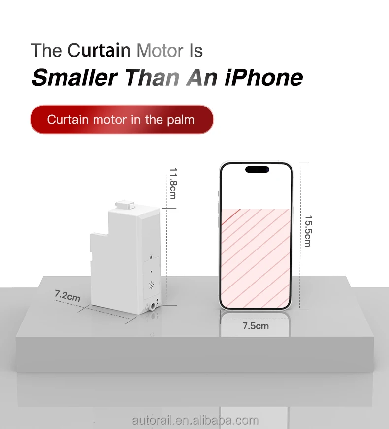 Tuya Wifi Trietex Curtain Motor - Smart & Efficient Control