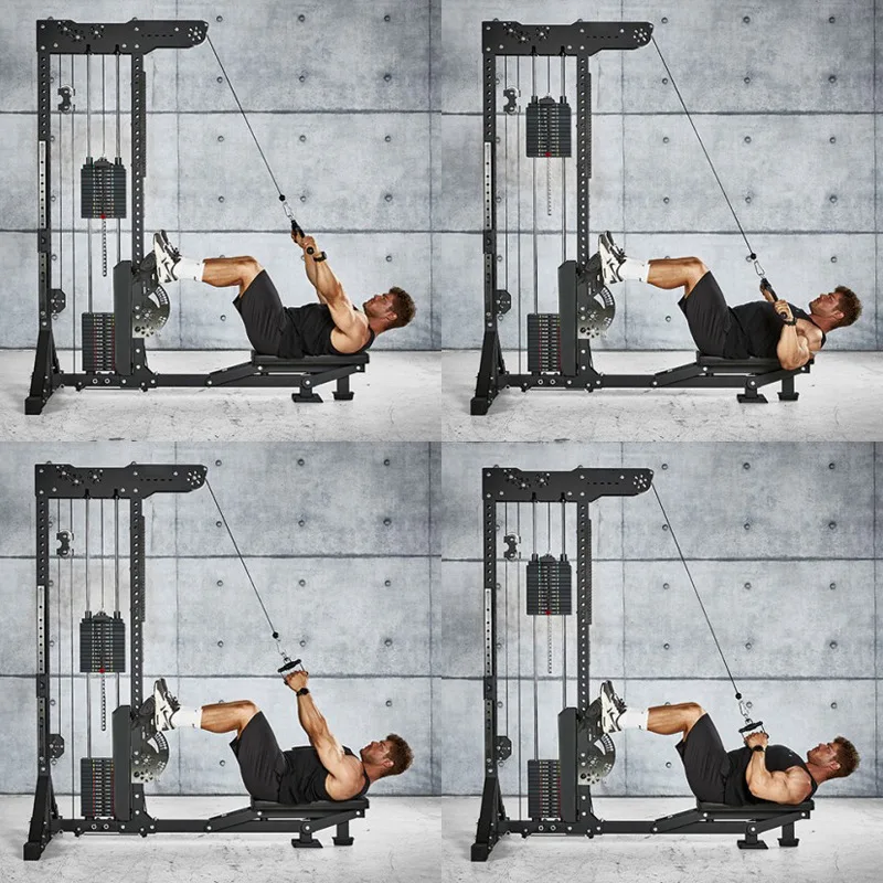 Plate Loaded Lat Pulldown Low Row Machine for Powerlifting