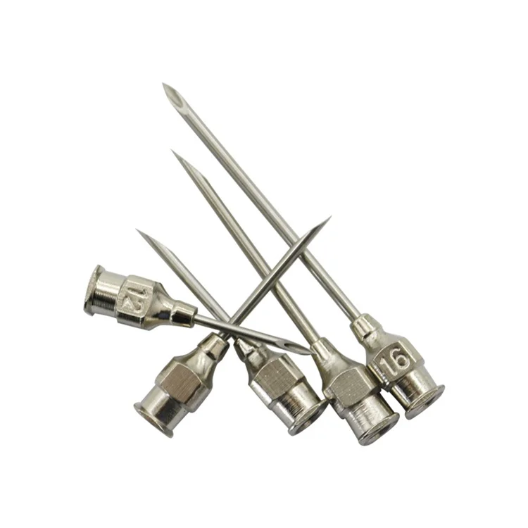 304 Stainless Steel Poultry Injector Syringe Needle Veterinary Animal ...