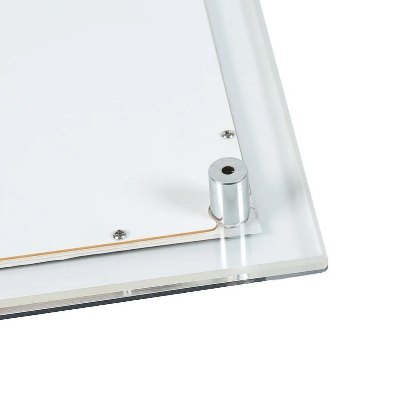 Backlit LED Panel ultra Slim Acrylic Profile Snap Frame Advertisement ...