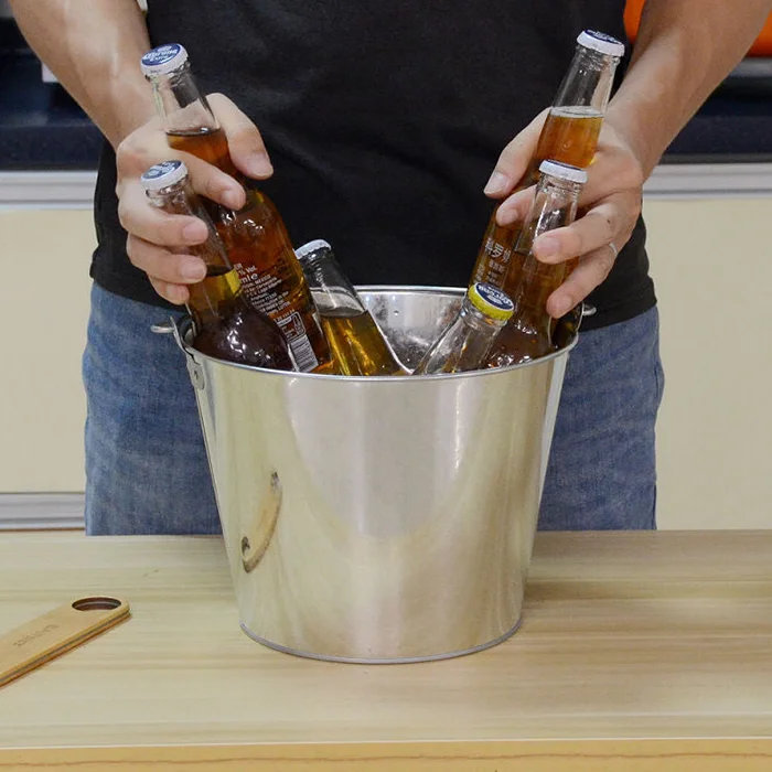 Cola Ice Bucket - Eco-Friendly Metal Cooler for Parties
