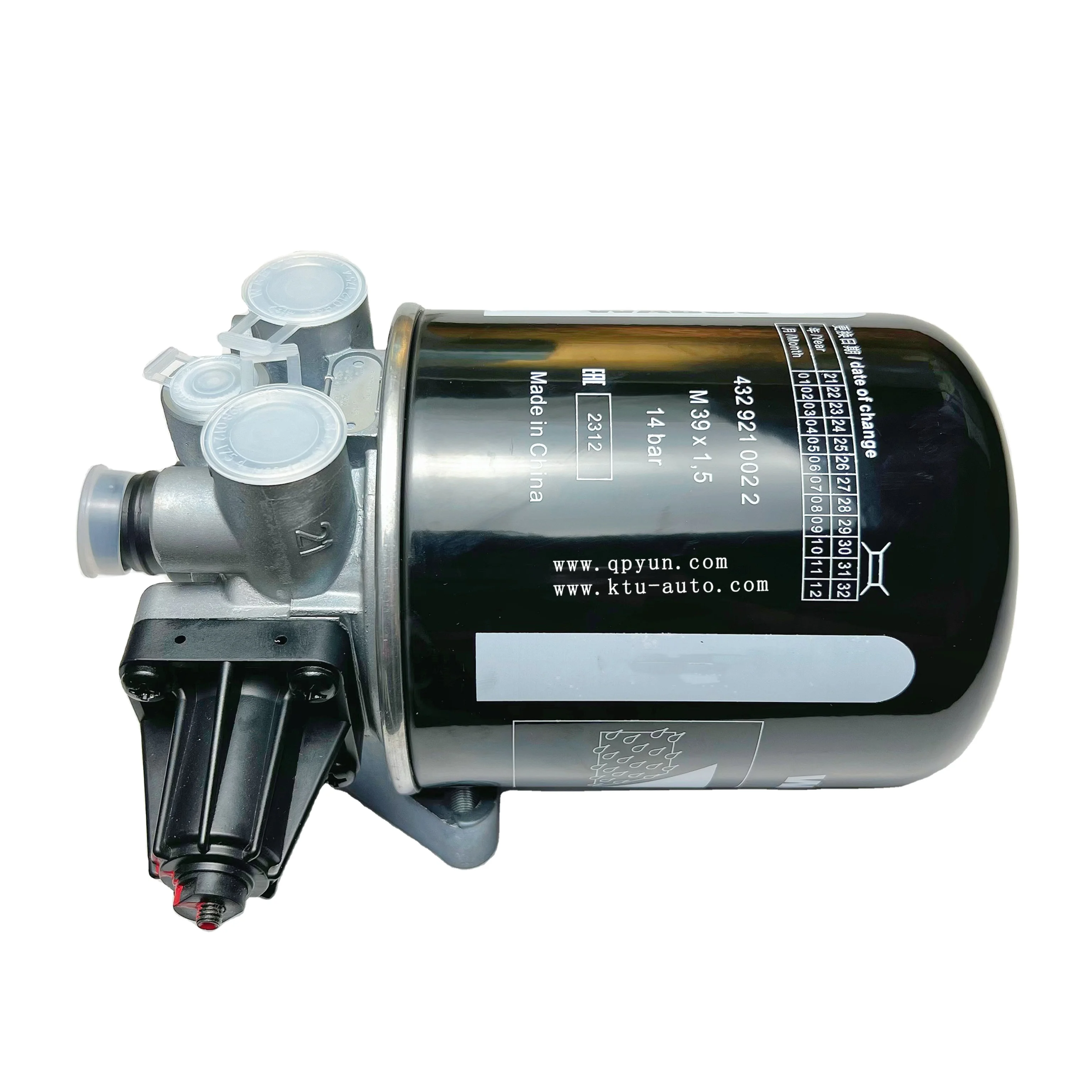 YUTONG Bus Air Dryer with Pressure Regulating Valve 4324100202