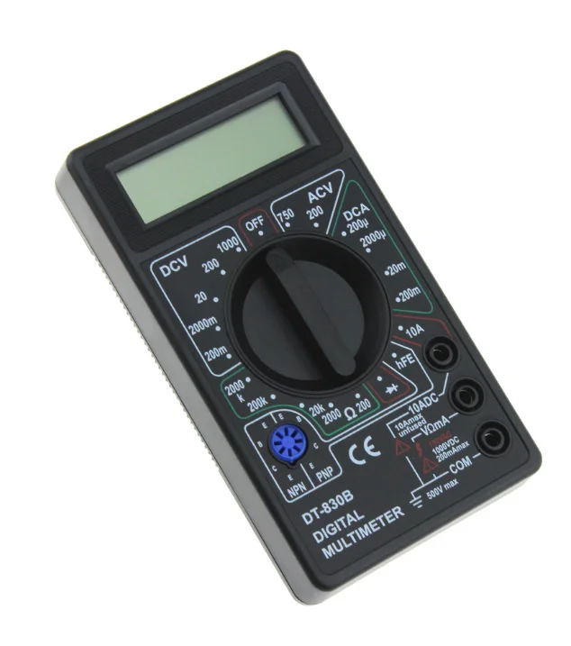 DT830B Digital Multimeter Mini Handheld Multimeter Electrical ...