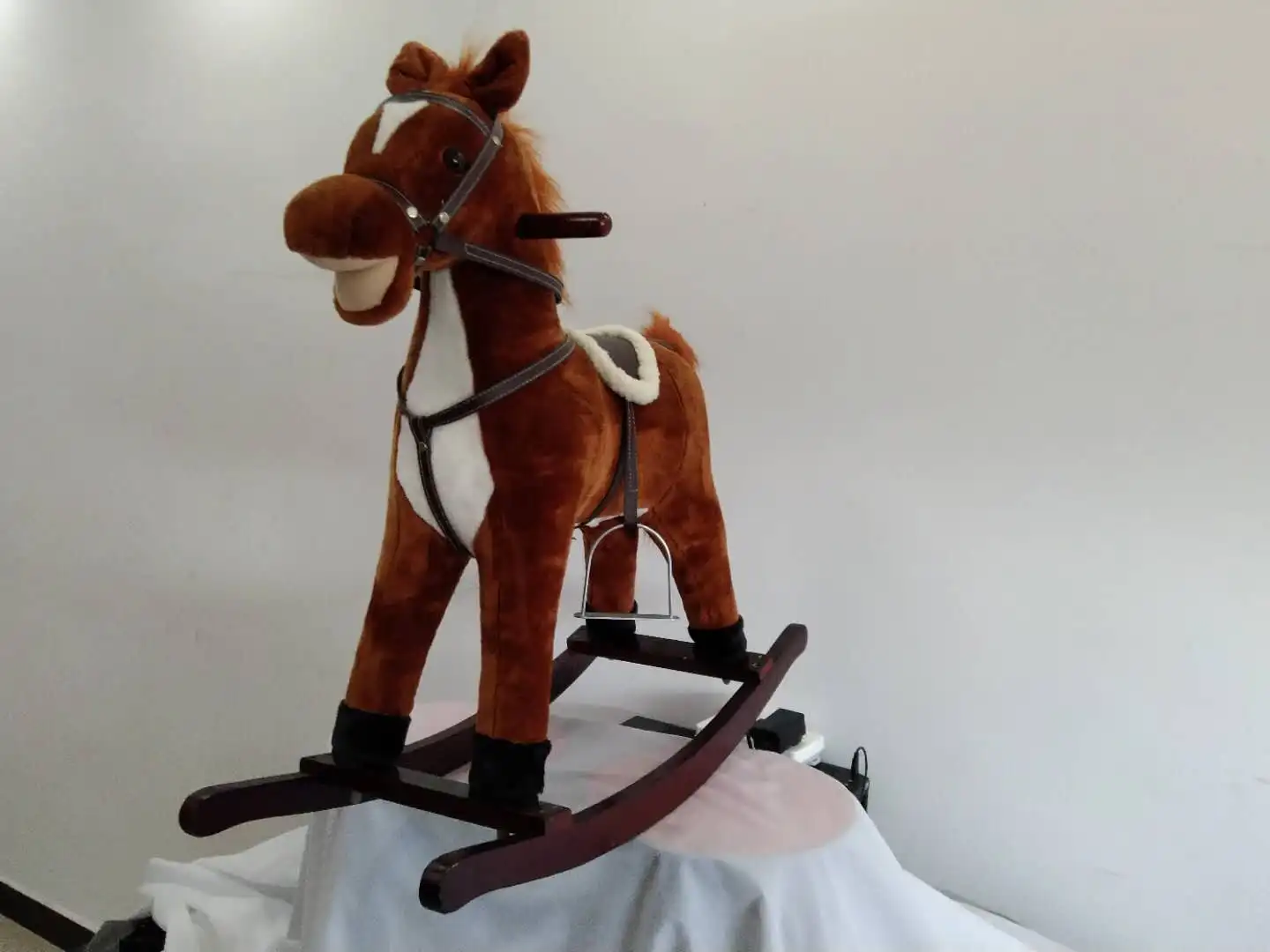Funny Baby Rocking Horse Animal Rocker Toys With New-born Baby - Buy ...