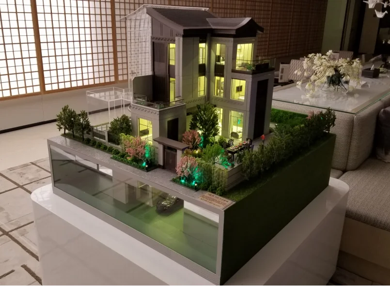 Perfect Led Lighting Effect Architectural Building Custom Scale Urban ...