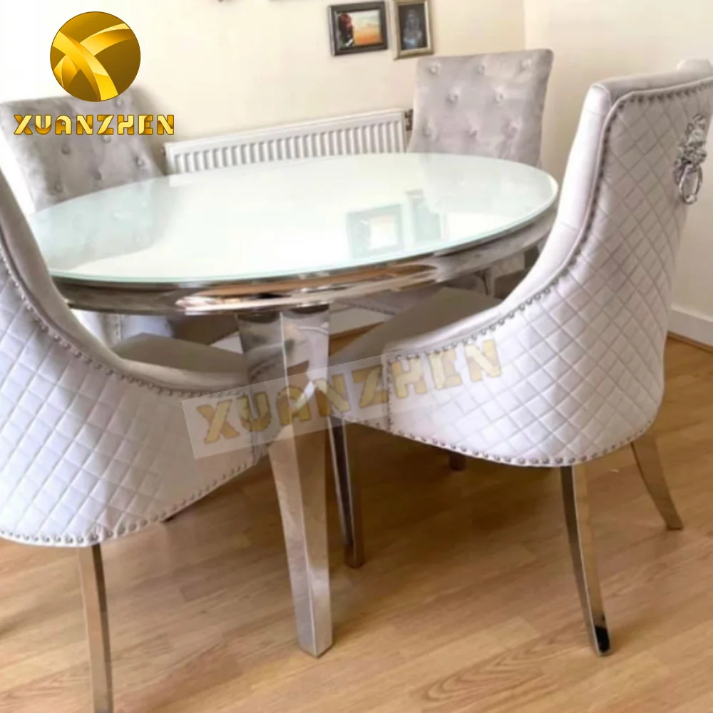 Stainless Steel Modern Dining Table Set - DT050