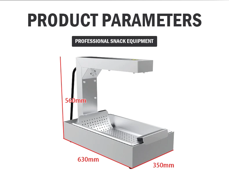 Commercial Countertop Stainless Steel Electric Chips Warmer French ...