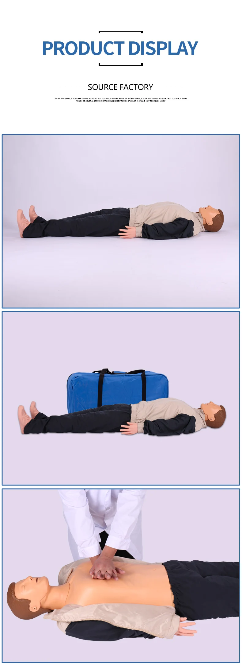 Full Body Cardiopulmonary Resuscitation Simulation Training Model Life ...