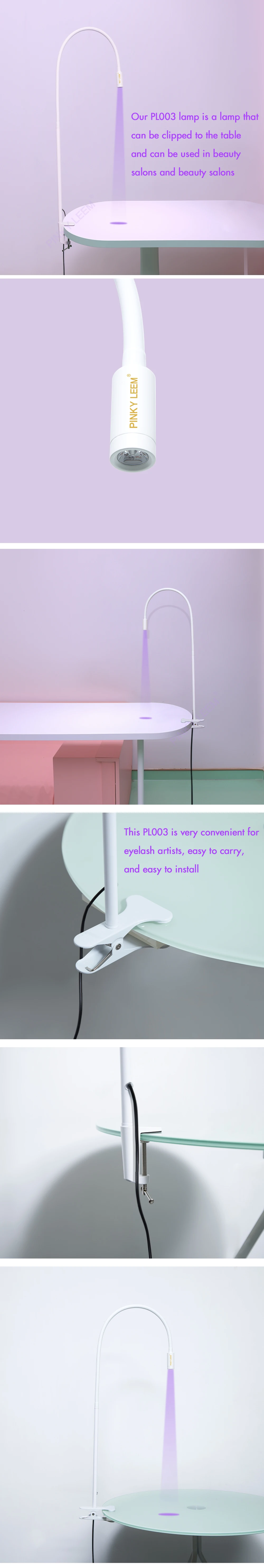 Pinky leem Uv Curing Lamp for Eyelash Glue Eyelash Extension Stand Uv ...