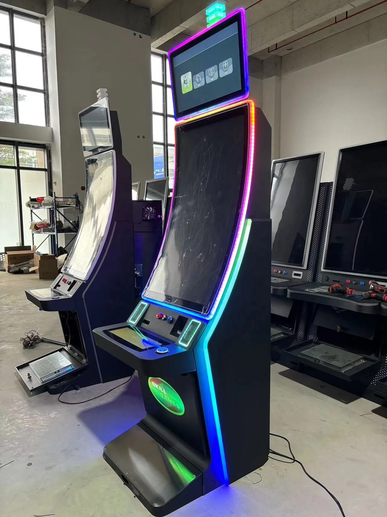 Factory Outlet Coin Operated Bill Operated Pog 27 Arcade Machine Skill ...