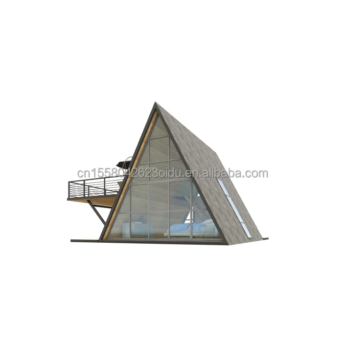 Deluxe Steel Structure Small Wooden House - Modular Prefabricated