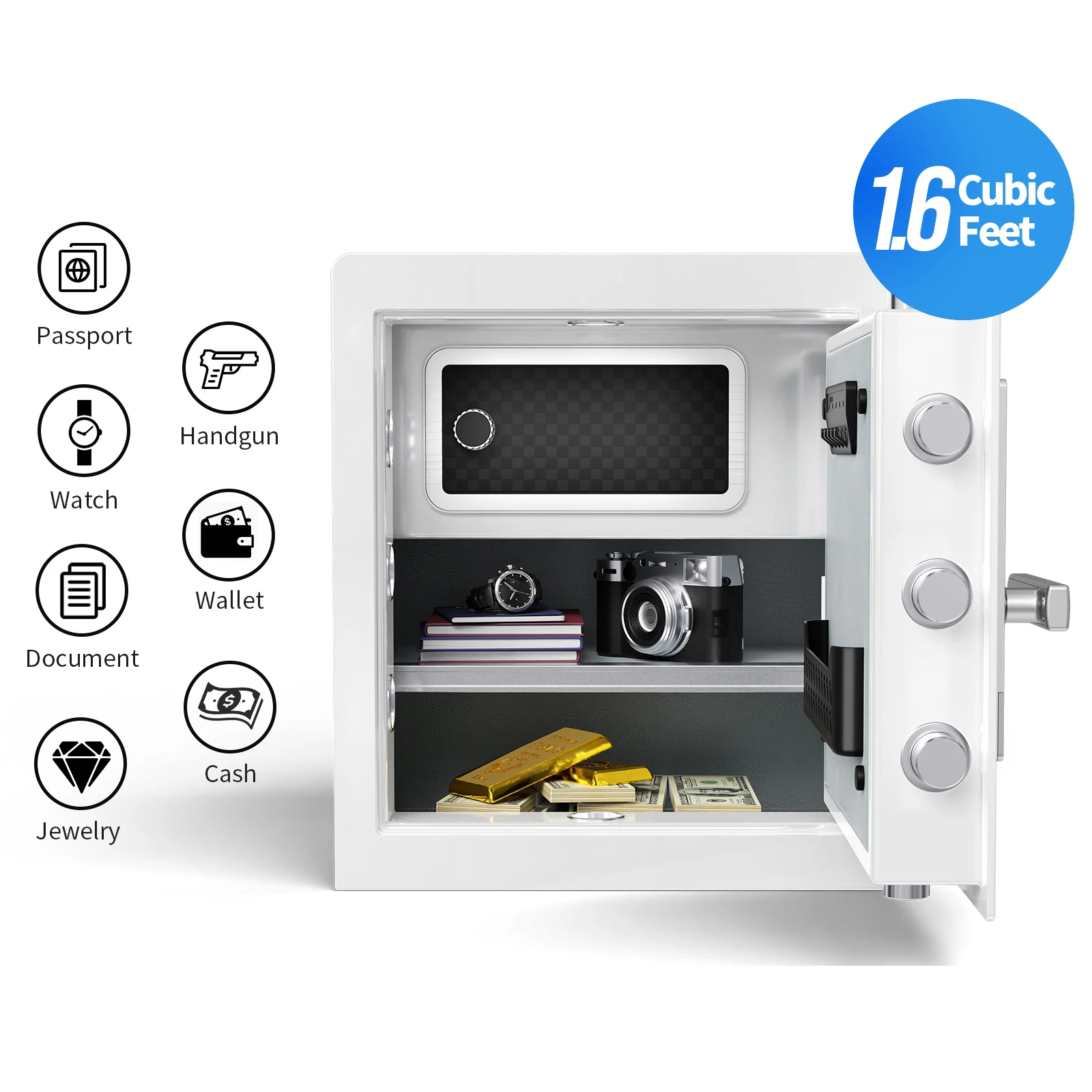 Custom Safes Luxury Touchscreen Design Biometric Fingerprint Safe Box ...