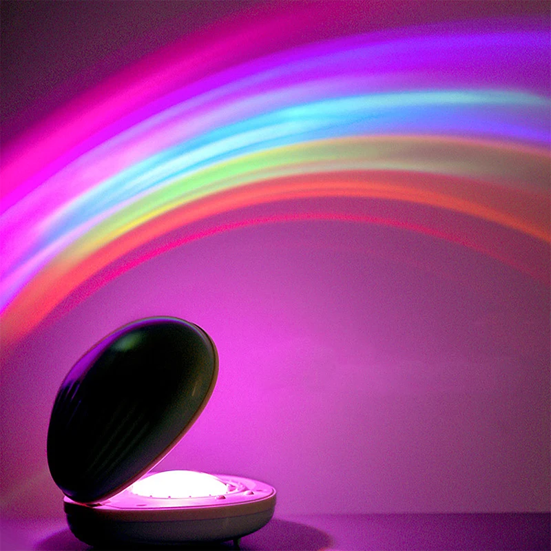 2021 New Rainbow Light Projector Rainbow Night Lights Rainbow Light ...