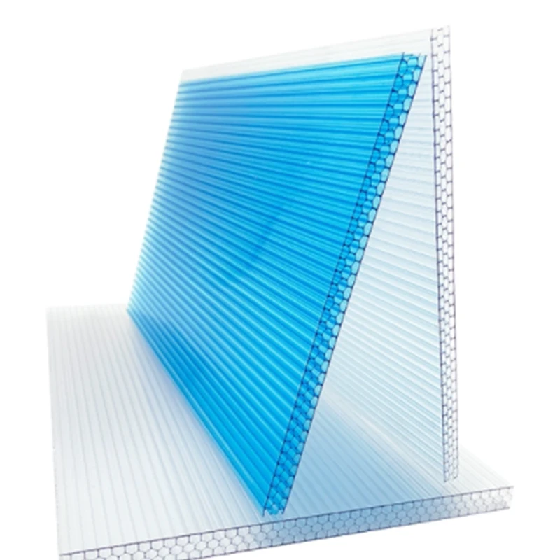 4-16mm PC Hollow Sheet Polycarbonate Triple Wall Pc Sheet Uv Coated ...