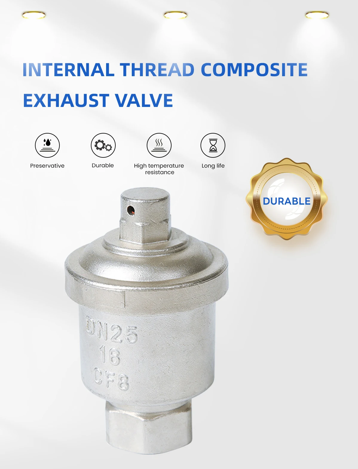 Stainless Steel P11/qb1 Composite Automatic Internal Threaded Exhaust ...