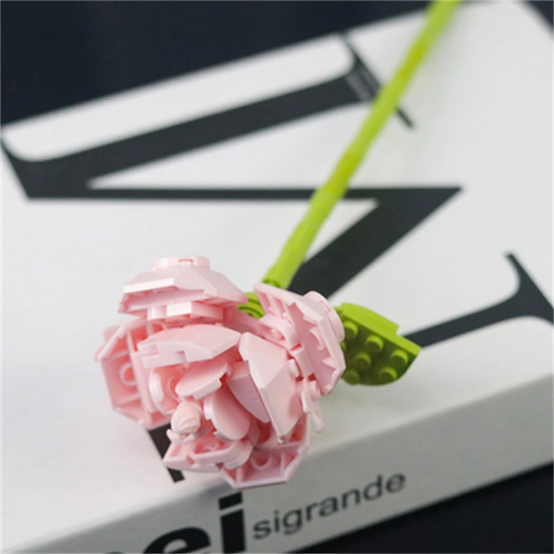JAKI Bouquet Roses 3D Model - Educational Toy Building Blocks