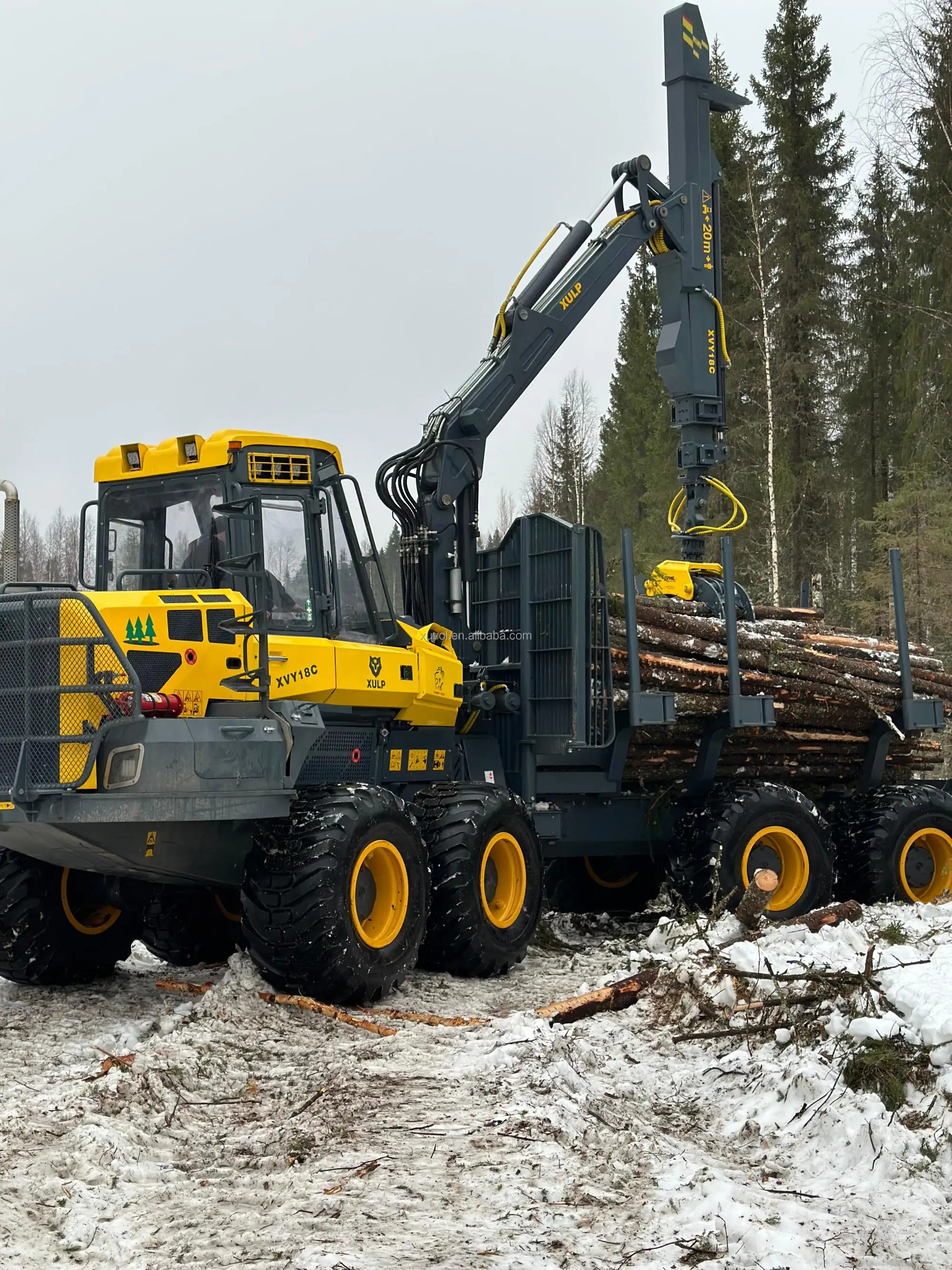 Forestry Skidder Crane Forwarder Machine - Efficient Log Transport