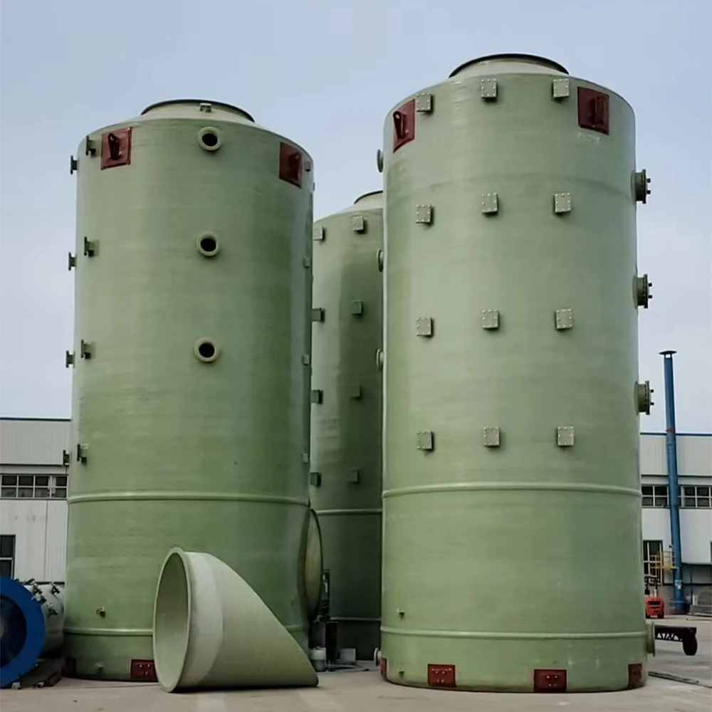 Industrial Gas Scrubber Wet Dust Collector Waste Gas Adsorption Column ...