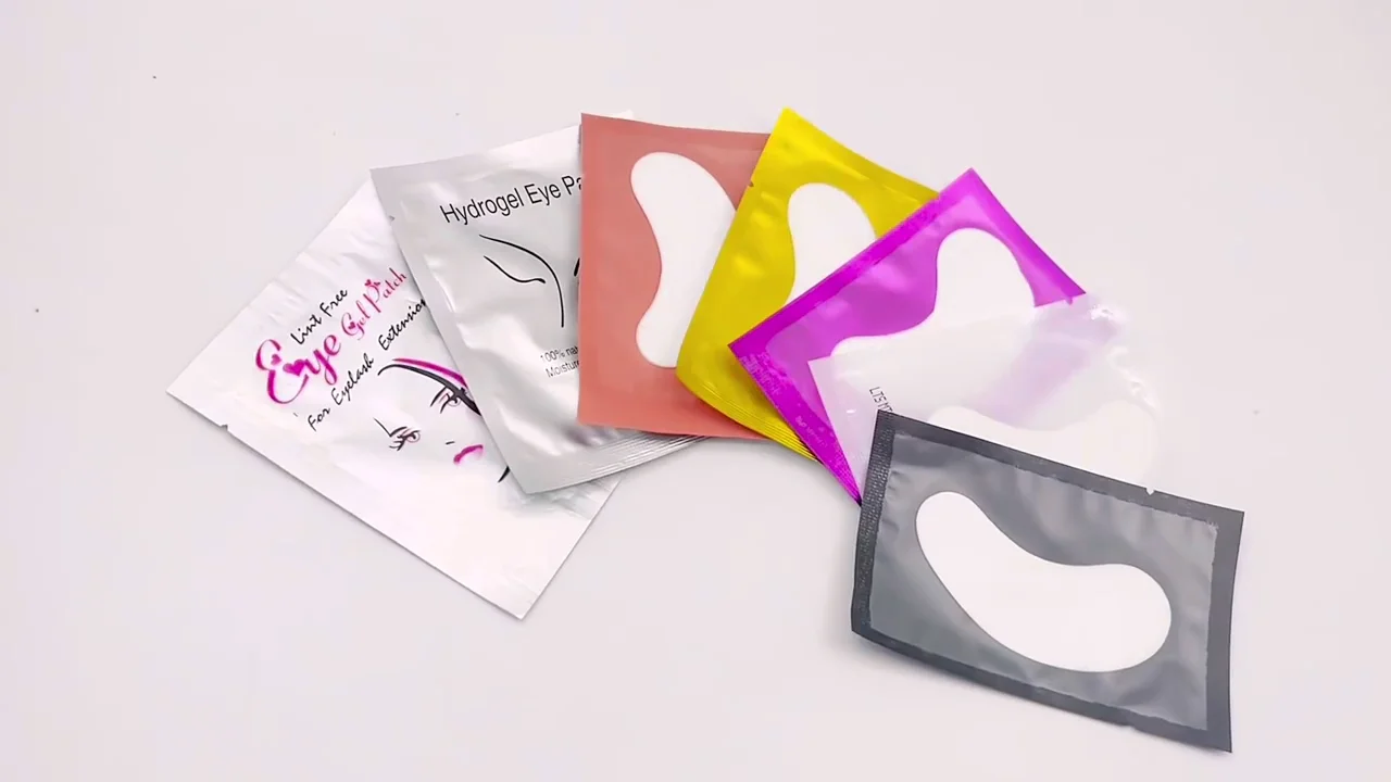 Custom Parches De Hidrogel Lint Free Eyepads Lash Pad For Eyelash ...
