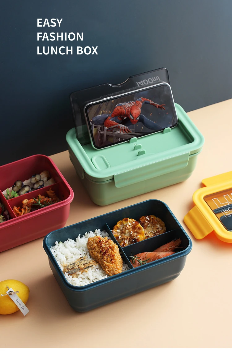 Simple Modern Design Bento Box Plastic Lunch Box Food Container ...