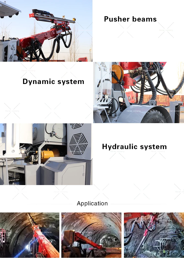 Construction Tunnel Mining Robodrill Rig 3 Boom Jumbo Drill Machine for ...