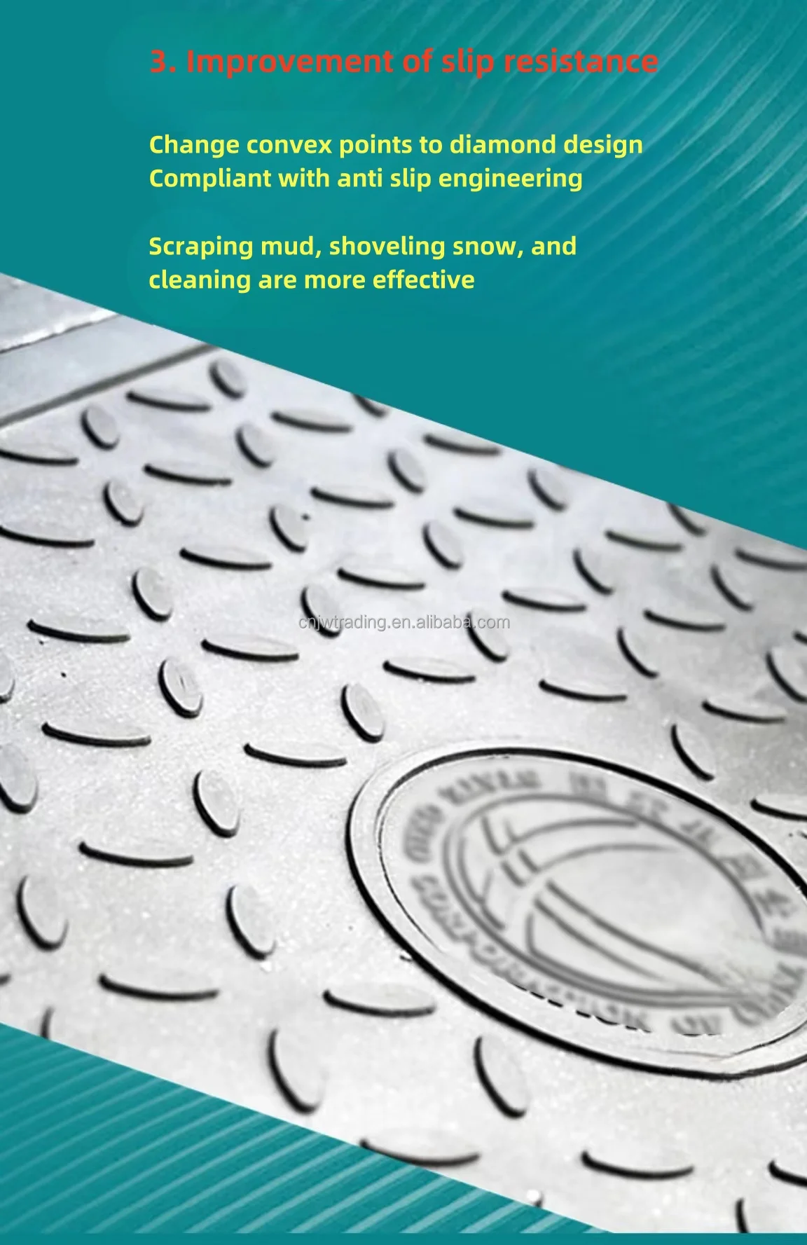 High Quality FRP Grate Trench Cover - SMC Composite Grating