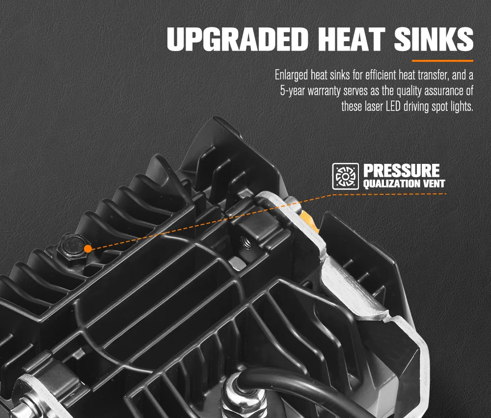 LIGHTFOX 9 Inch LED Offroad Driving Light - Waterproof & Durable, OEM