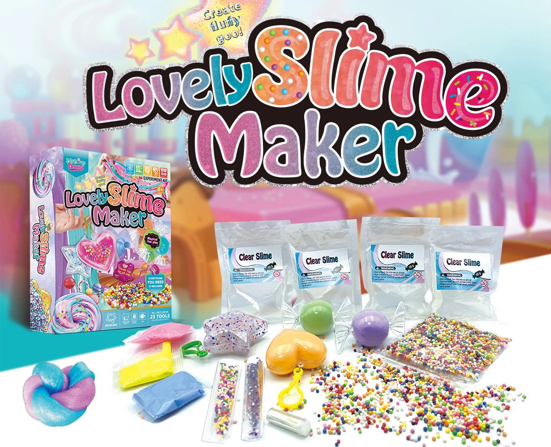 Meet Astm F 963 Regular Create Fluffy Slime Maker Kit For Girls - Buy ...