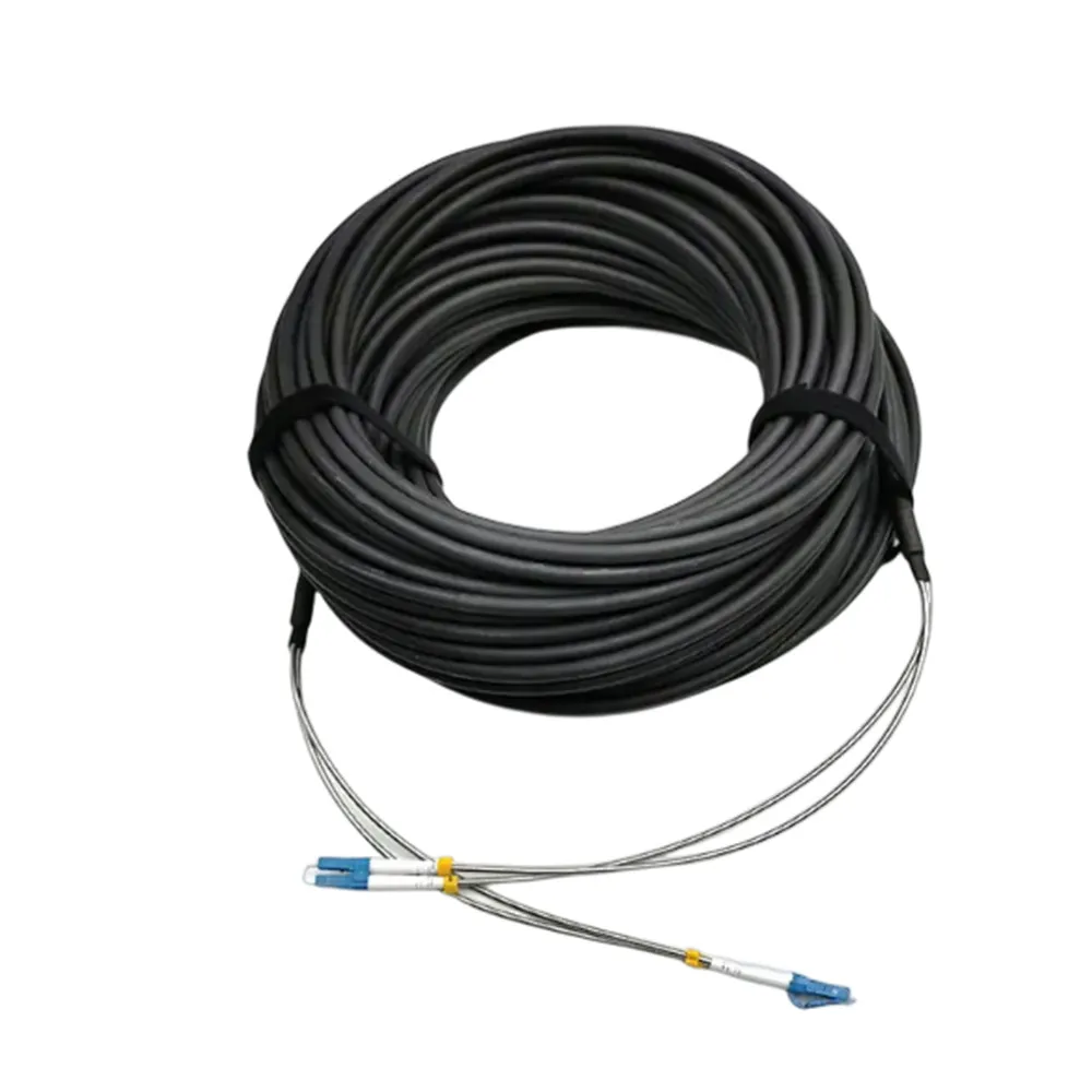 CPRI 7.0mm DLC-DLC Armoured Patchcord Fiber Optic Cable