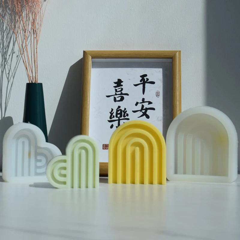Early Riser Arch Shape Candle Mold Arched Silicone Mold Garden ...
