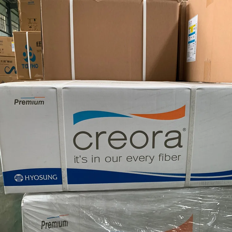 Hyosung Grade Korea Famous Brand Creora 55d B Grade Semidull Raw White ...