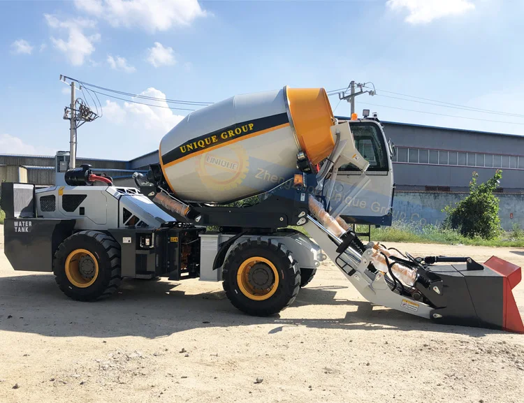 3.5cubic 1.2cbm Self-Loading Concrete Mixer 4 Wheels 6 Wheels Self ...