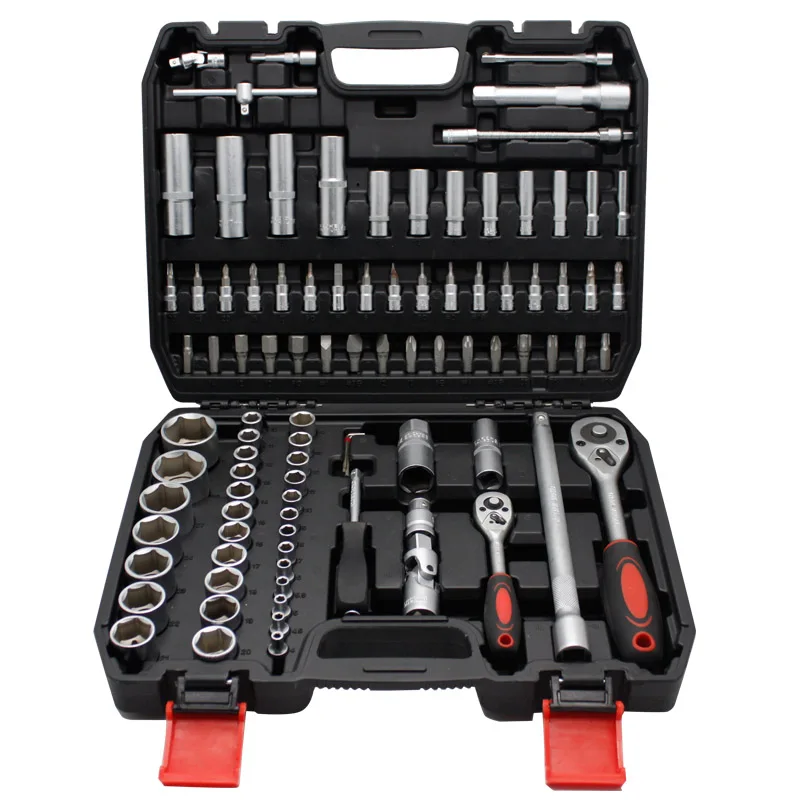 Heavy Duty 94 Pcs Tools Set For Mechanics Long Socket Mars Ratchet ...