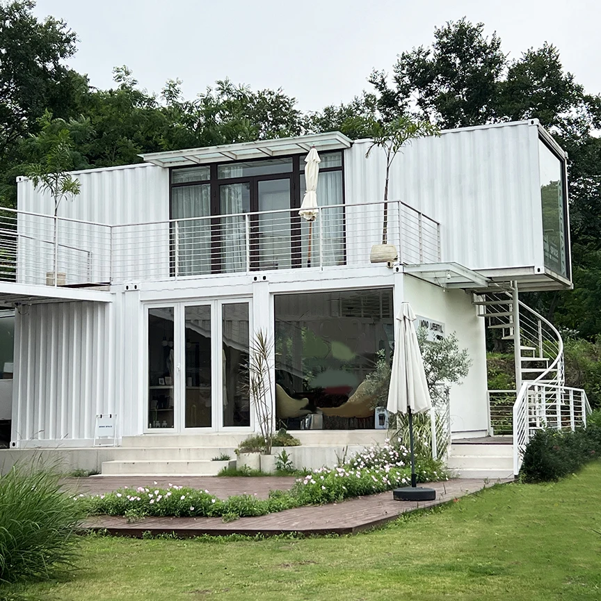 40ft Containers House Self Contained Family House Modern Style Prefab ...