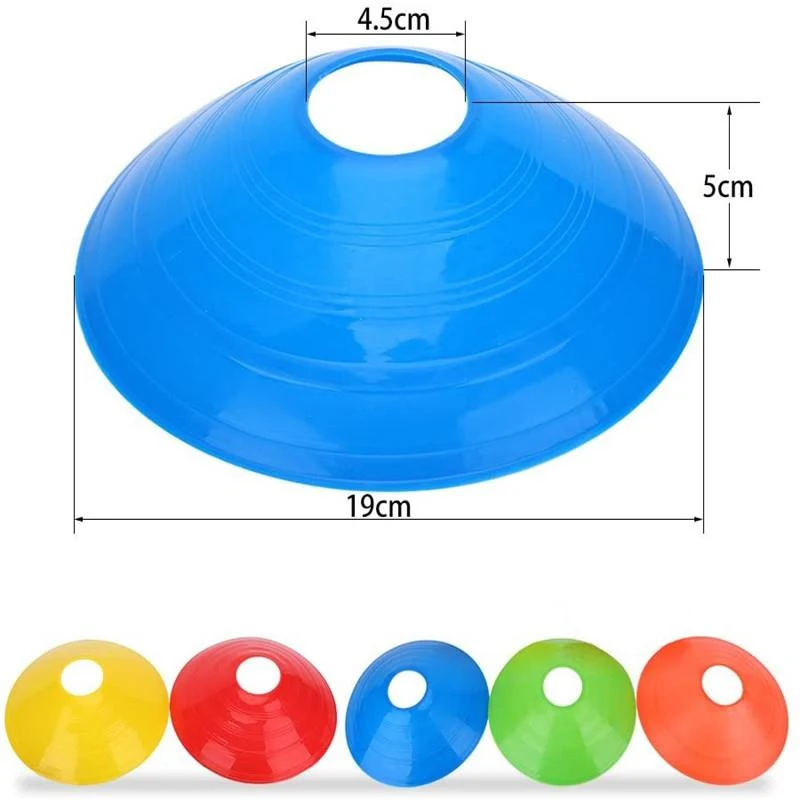 Disc Cone with Red Blue Yellow Green Orange Cones Sports Training ...