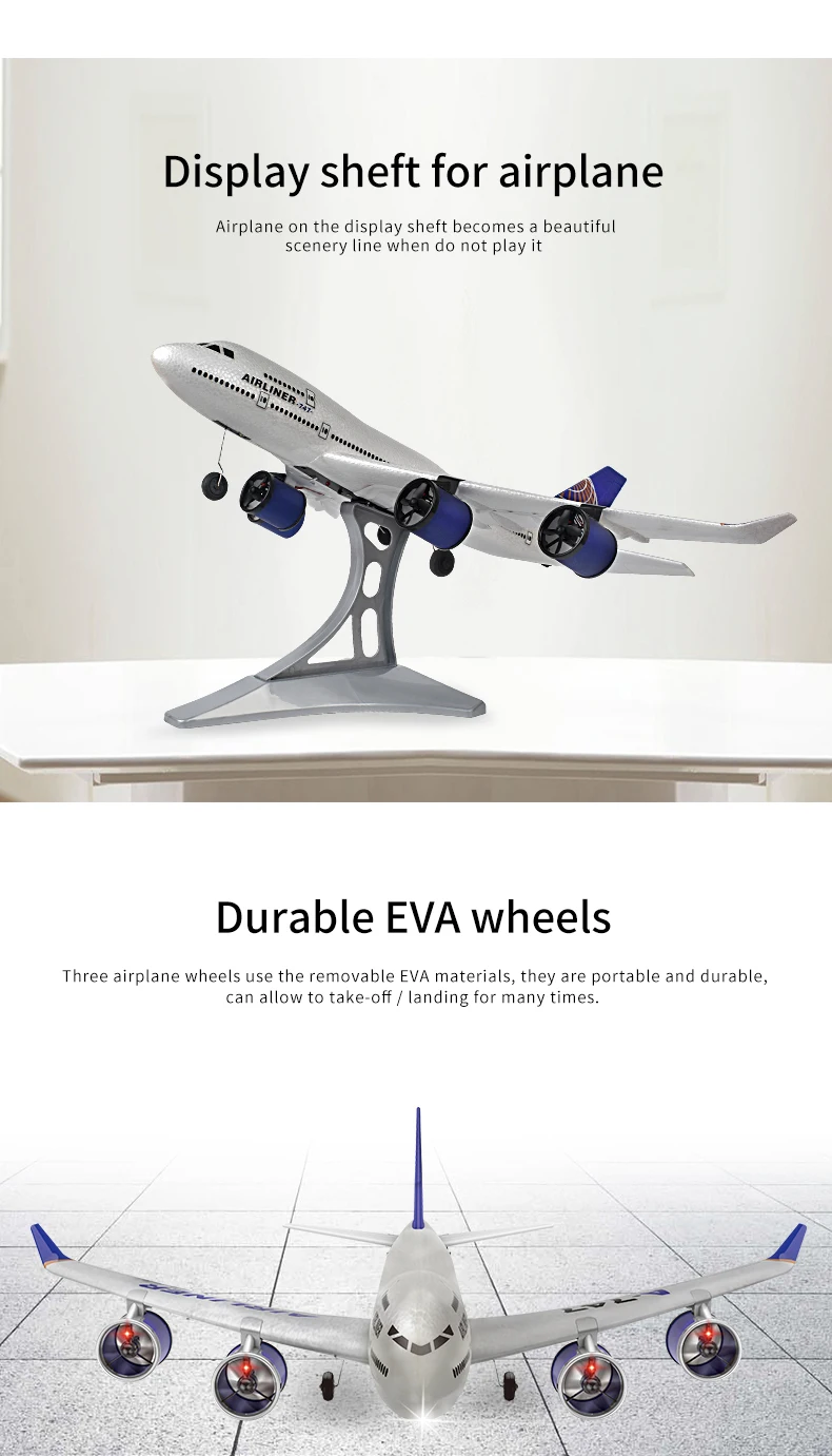 747 3ch Model Flying Jet Airplane Juguet Avion A Control Planes ...