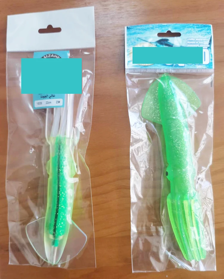 9 Inch Rubber Mauler Squids Made In China 23 Cm Soft Plastic Tuna ...