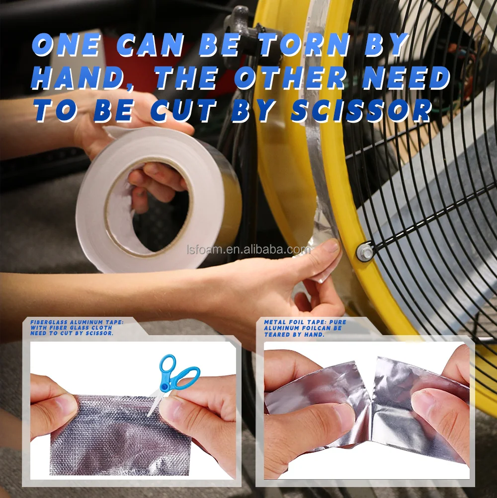 Self Adhesive Reinforced Aluminum Heat Shield Tape for Sealing| Alibaba.com