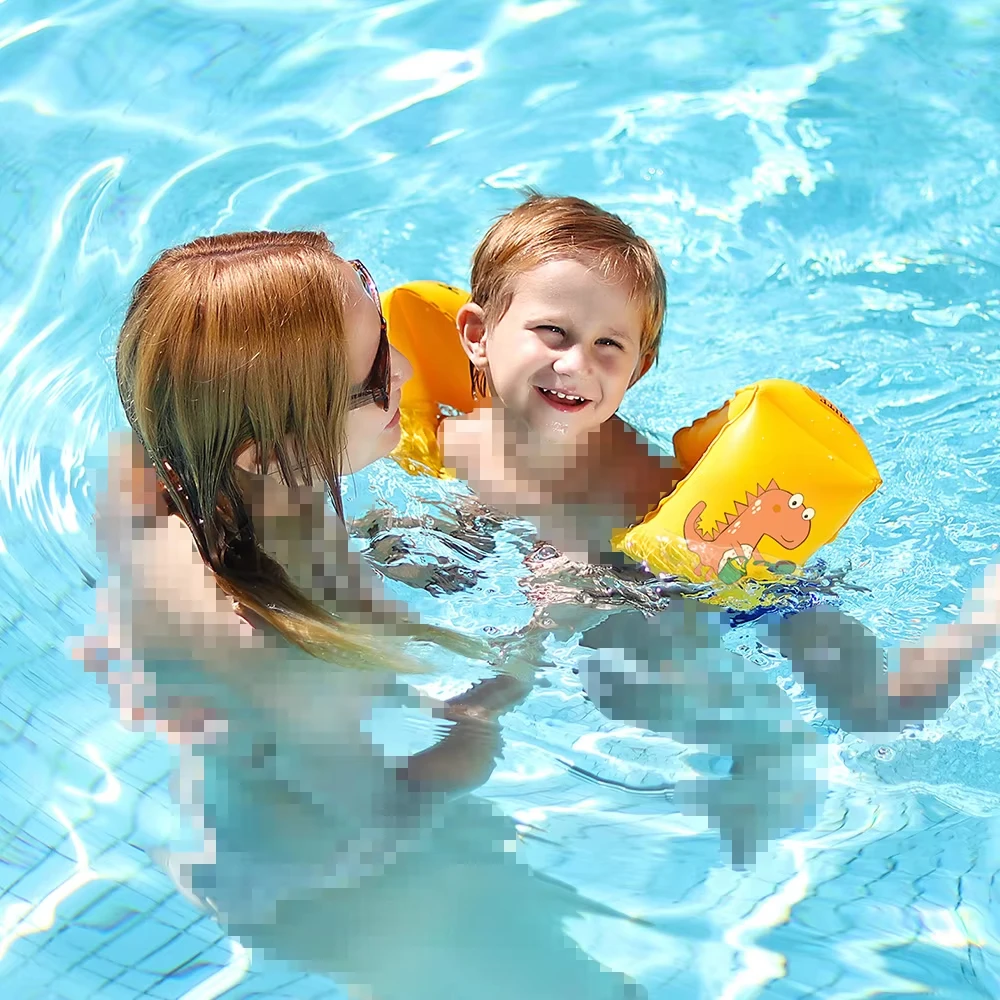 Custom Designed Modern Inflatable Swimming Arm Ring Floating With Foam ...