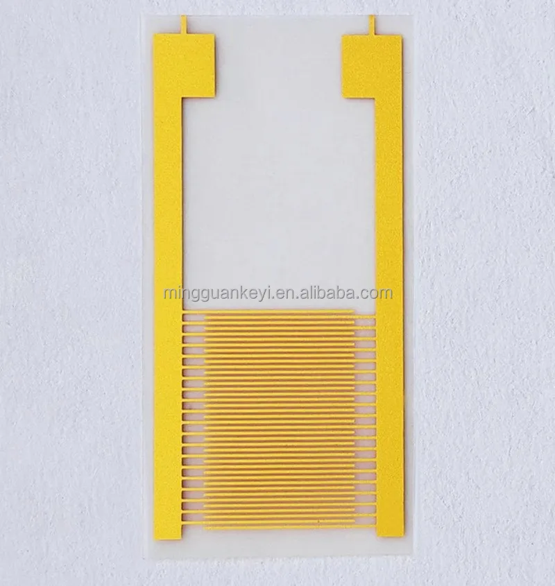 100um Large Size Flexible Interfinger Electrode PET Capacitor Array ...