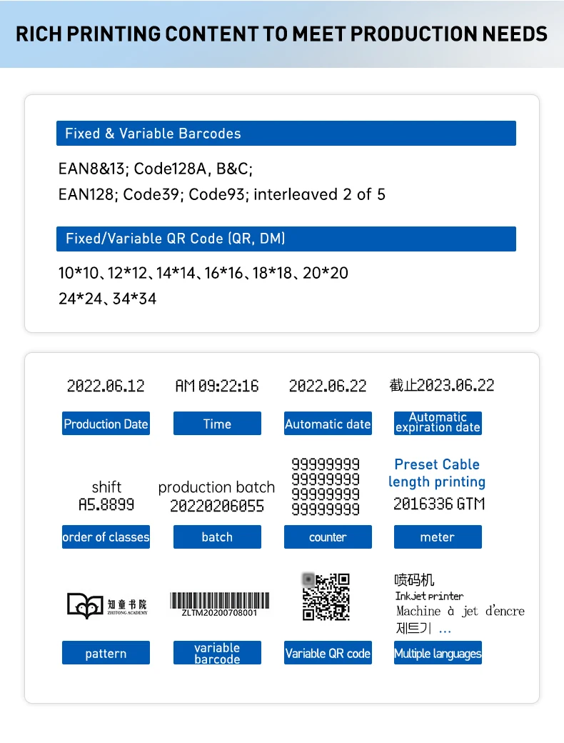 Date Expiry Batch Code With Conveyor Belt Coding Machine Cij Inkjet Printer - Buy Cij Inkjet ...