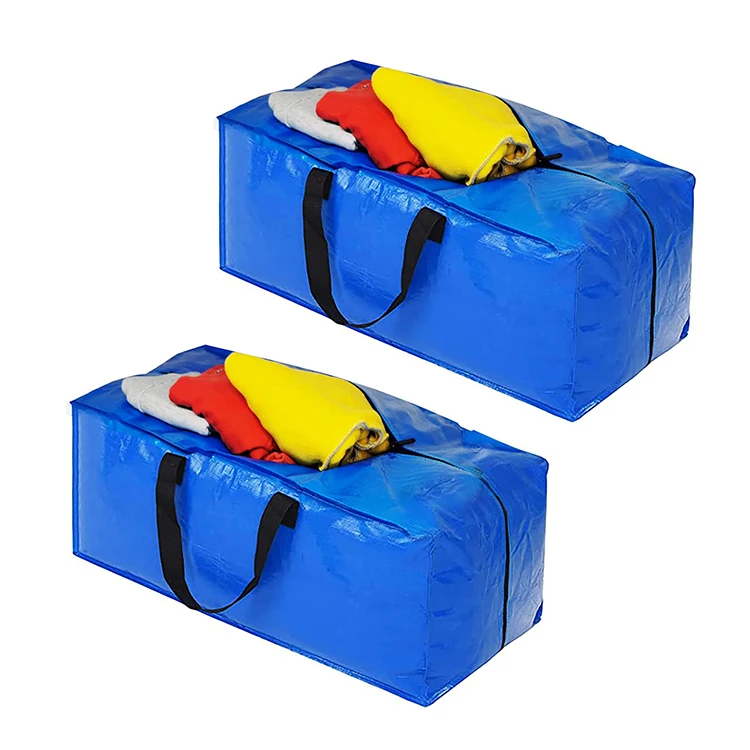 Heavy Duty Oversize Large Storage Backpack Laminated PP Woven Moving ...